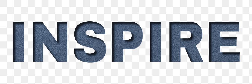 Inspire word png clipart paper | Free PNG Sticker - rawpixel