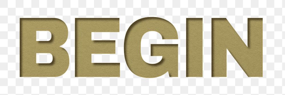 Png word begin bold | Free PNG Sticker - rawpixel