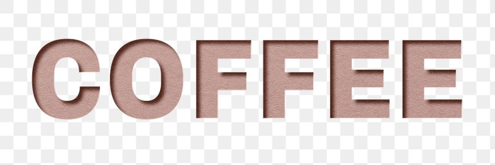 Png word coffee bold font | Free PNG Sticker - rawpixel