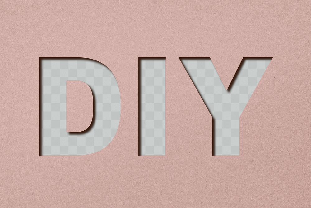 Png word DIY paper cut | Free PNG - rawpixel
