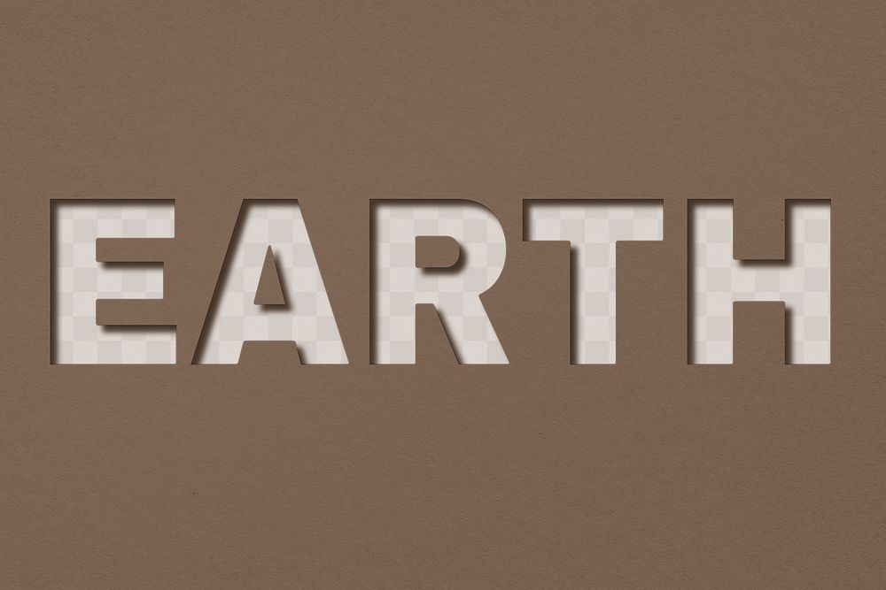 Png word earth bold font | Free PNG - rawpixel