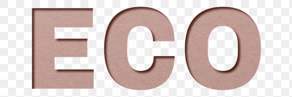 Png word eco bold font | Free PNG Sticker - rawpixel