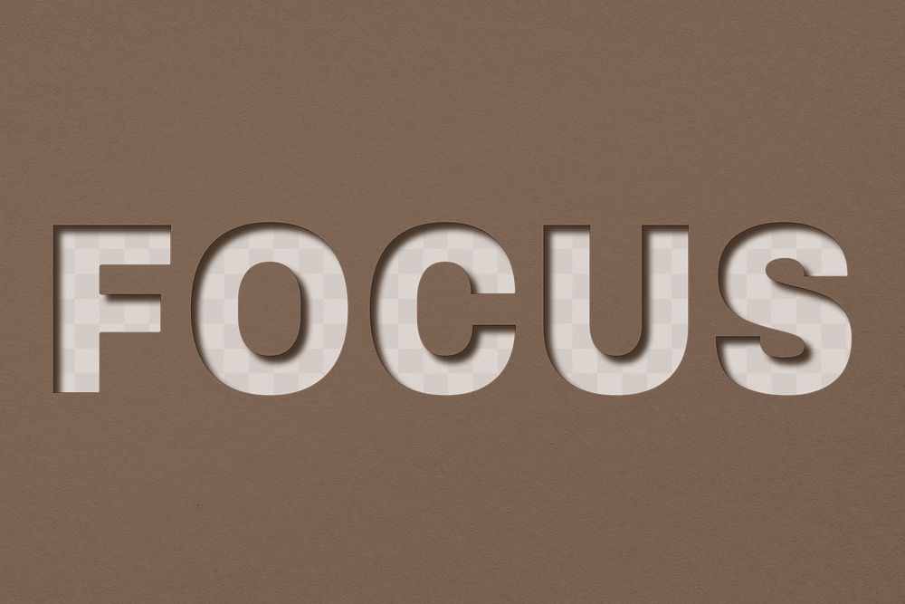 Png word focus bold font | Free PNG - rawpixel