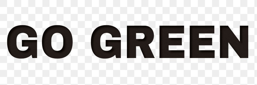 Png text go green typeface | Free PNG Sticker - rawpixel