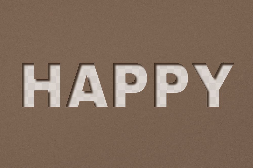 Png word happy bold font | Free PNG - rawpixel