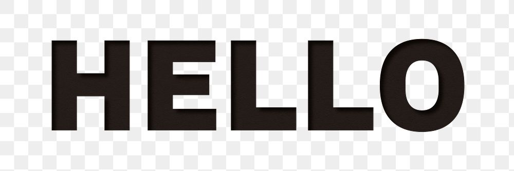 Png text hello typeface paper | Free PNG Sticker - rawpixel