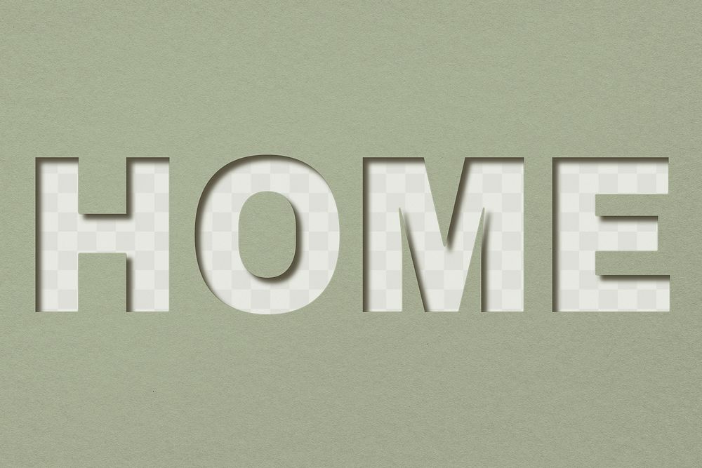 Png word home bold font | Free PNG - rawpixel