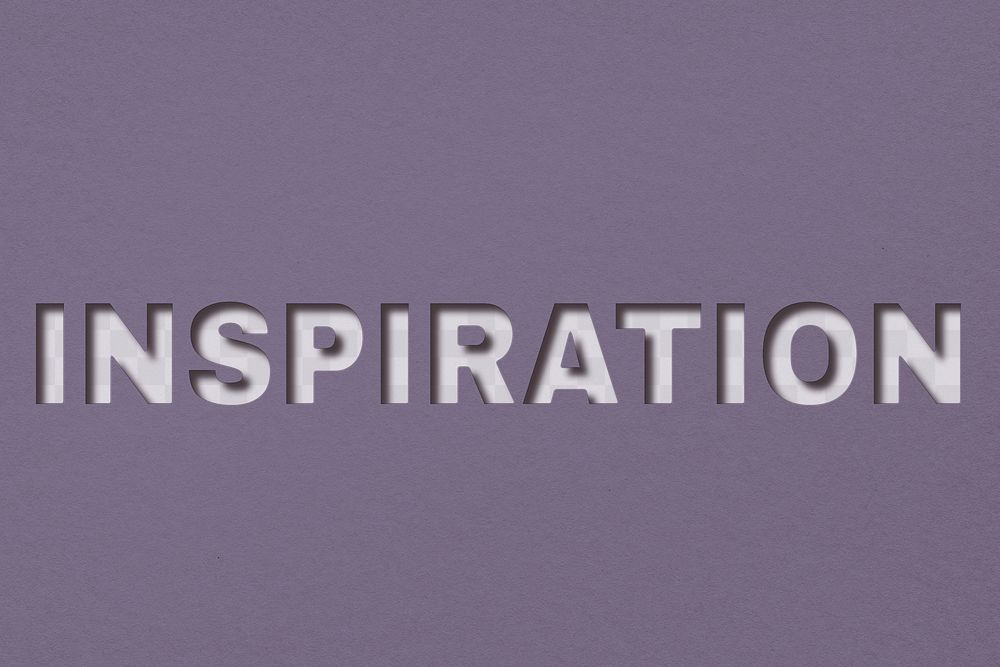 Png inspiration word bold font | Free PNG - rawpixel