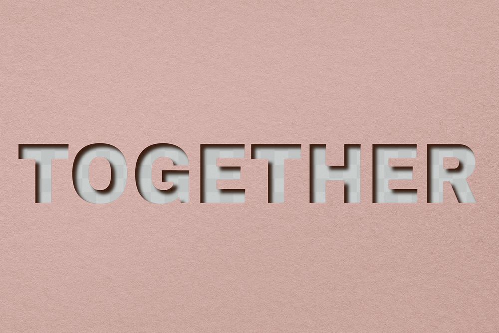 Png text together typeface paper | Free PNG - rawpixel
