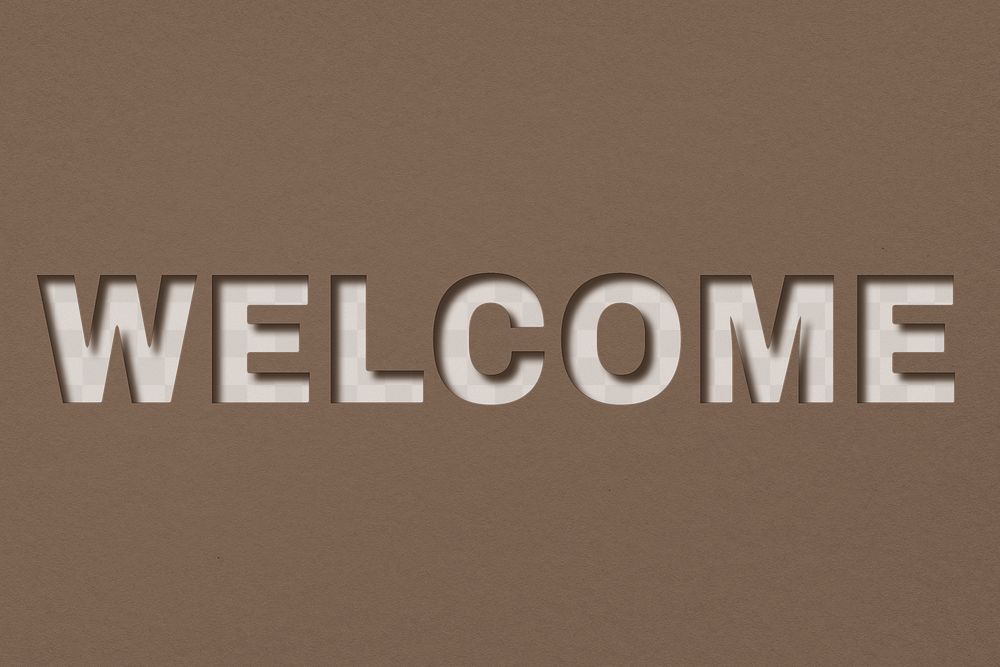 Png word welcome bold font | Free PNG - rawpixel
