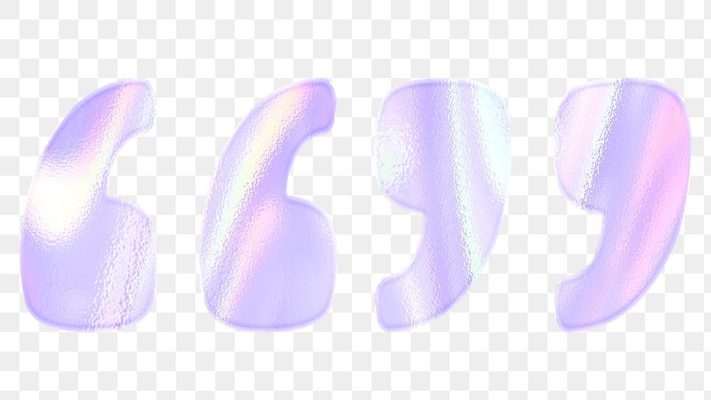 Shiny quotation marks sticker png | Free PNG Sticker - rawpixel