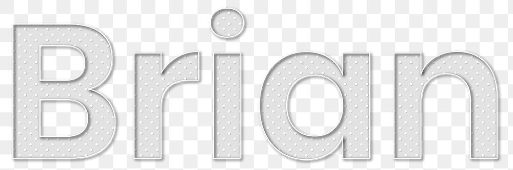 Png male name Brian typography | Free PNG Sticker - rawpixel
