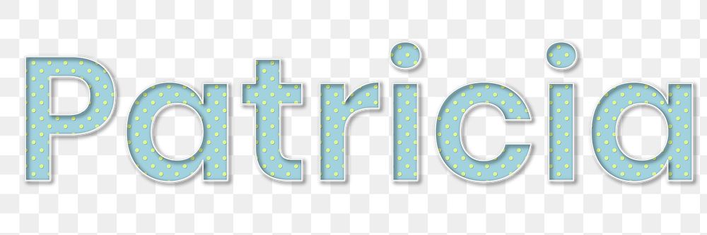 Patricia png typography pastel font | Free PNG Sticker - rawpixel