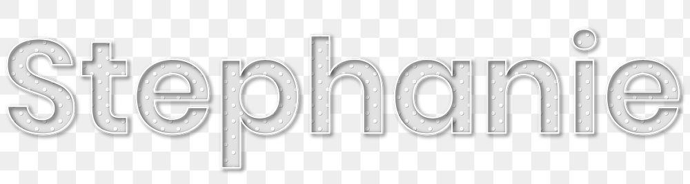 Stephanie png female name typography | Free PNG Sticker - rawpixel