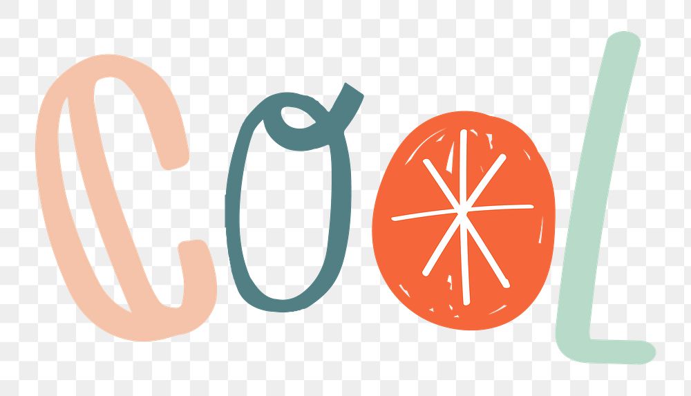 Cool text png doodle font | Free PNG Sticker - rawpixel