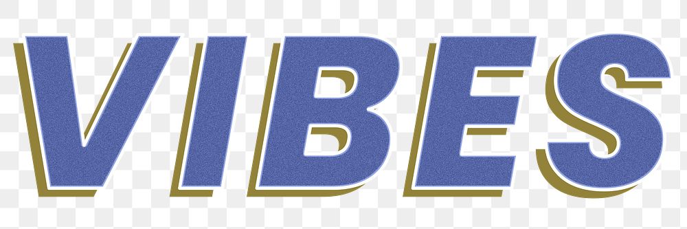 Vibes word sticker png retro | Free PNG Sticker - rawpixel