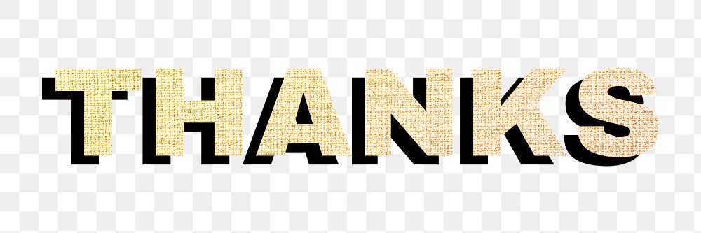 Thanks text png gradient word | Free PNG Sticker - rawpixel