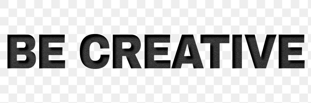 Be creative png 3d paper | Free PNG Sticker - rawpixel