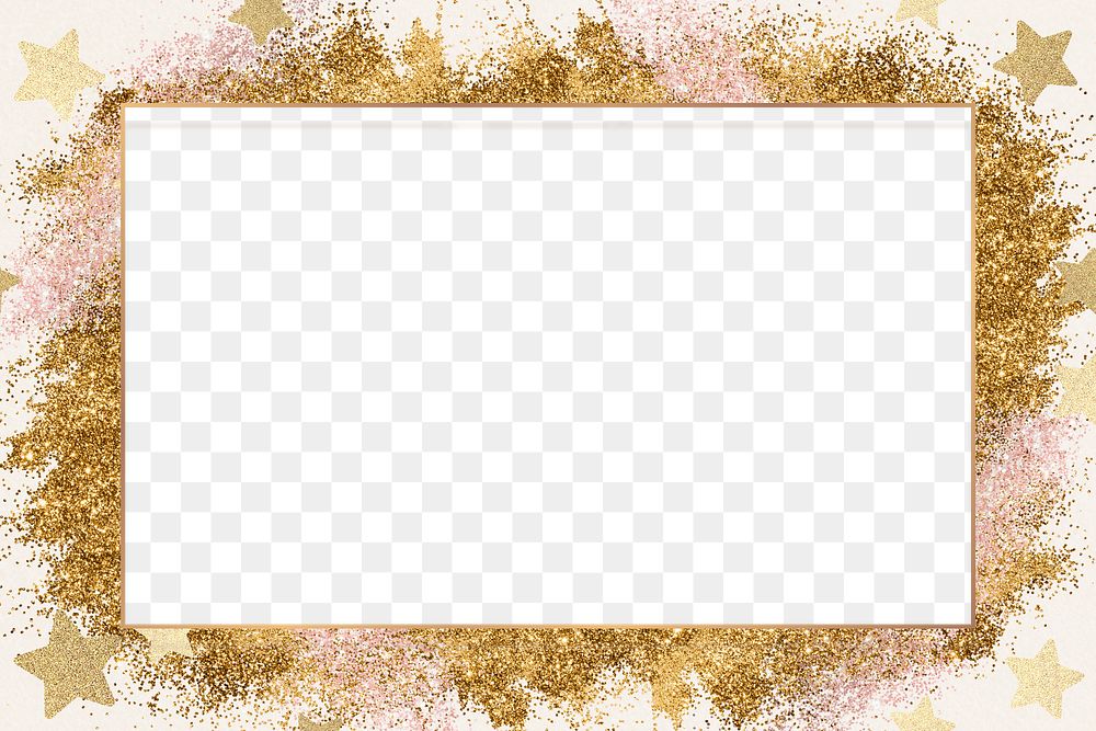 Shiny gold border png festive | Premium PNG - rawpixel
