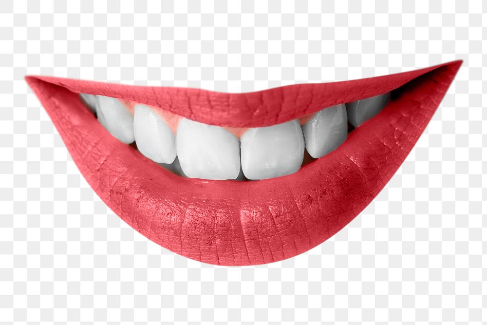 PNG smiling lips with teeth | Premium PNG Sticker - rawpixel