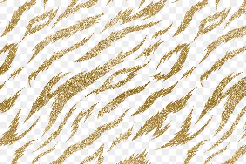 Gold png pattern, tiger, transparent | Premium PNG - rawpixel