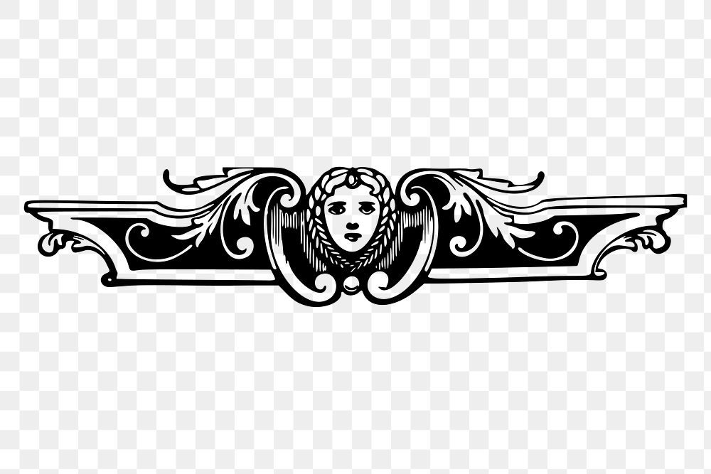 Angel decorative divider png sticker | Free PNG - rawpixel
