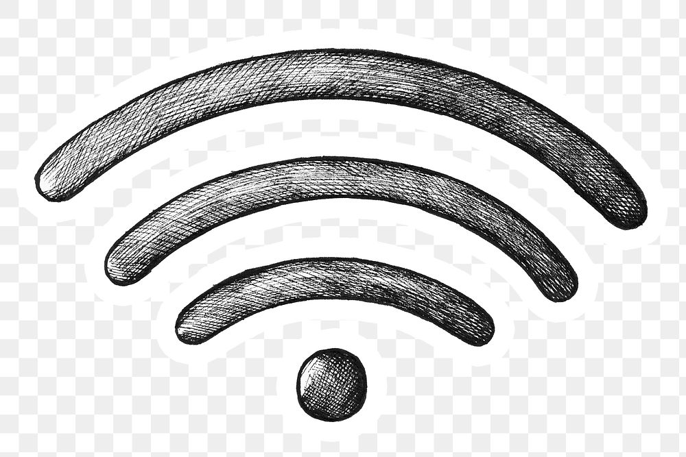 Png wifi symbol cartoon sticker | Premium PNG Sticker - rawpixel