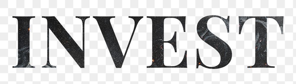 Invest word art typography png | Free PNG Sticker - rawpixel