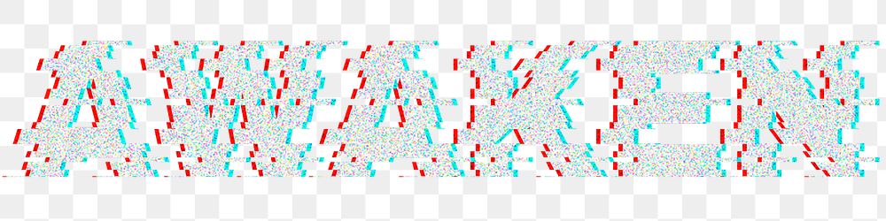 Gray blurred word AWAKEN typography | Premium PNG Sticker - rawpixel