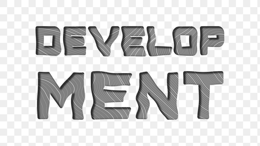 Dark gray development word topographic | Premium PNG Sticker - rawpixel