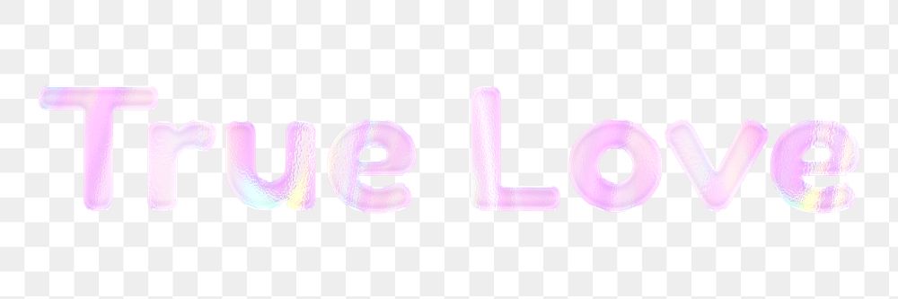 Pastel true love lettering png | Premium PNG Sticker - rawpixel