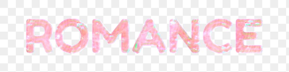 Shiny romance word png sticker | Premium PNG Sticker - rawpixel