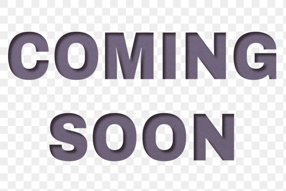 Png word coming soon bold | Free PNG Sticker - rawpixel