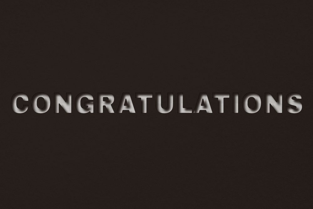 Png word congratulations bold font | Premium PNG - rawpixel
