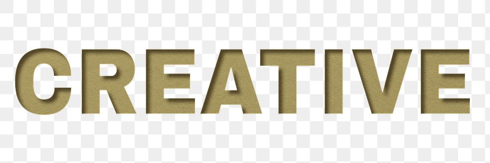 Png word creative bold font | Free PNG Sticker - rawpixel