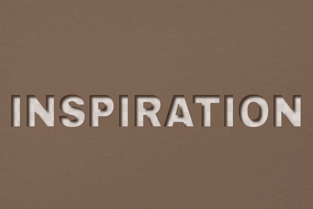 Png inspiration word paper cut | Premium PNG - rawpixel