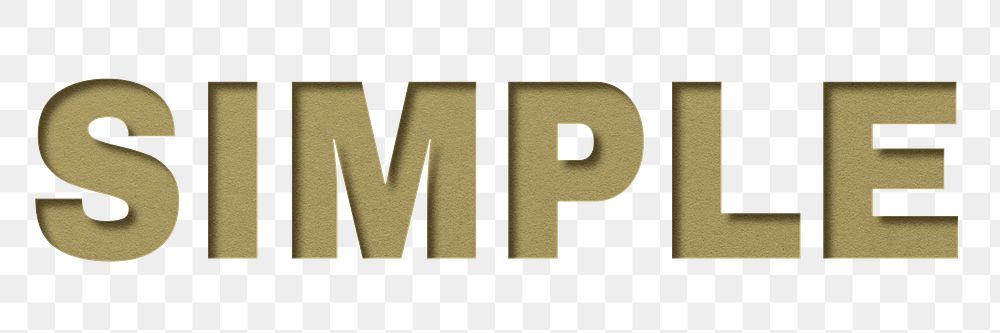 Png word simple paper cut | Premium PNG Sticker - rawpixel