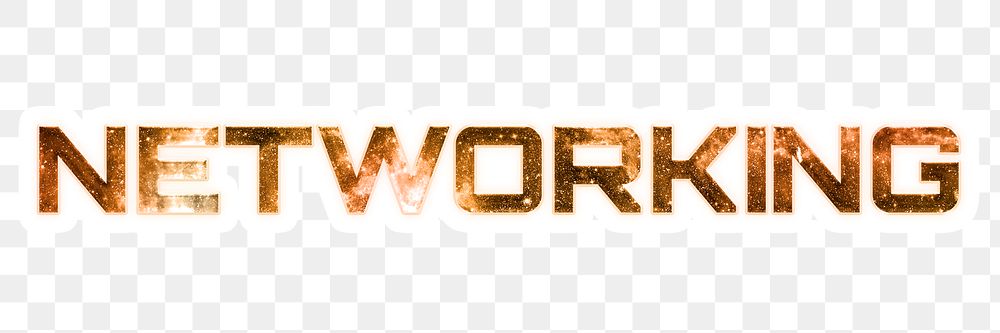 NETWORKING png sticker typography word | Premium PNG - rawpixel
