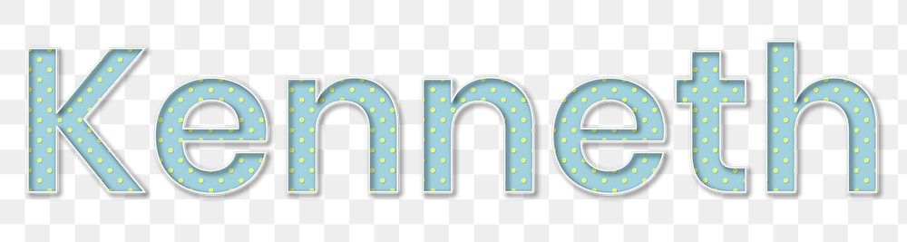 Png male name Kenneth typography | Premium PNG Sticker - rawpixel