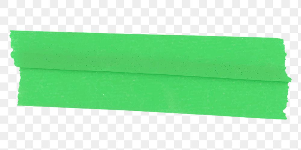 Green washi tape png clipart, | Premium PNG Sticker - rawpixel