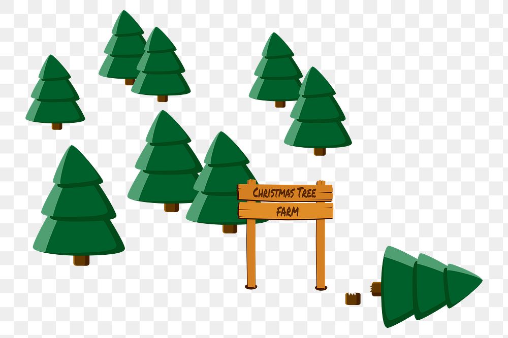 Pine forest png sticker, botanical | Free PNG - rawpixel