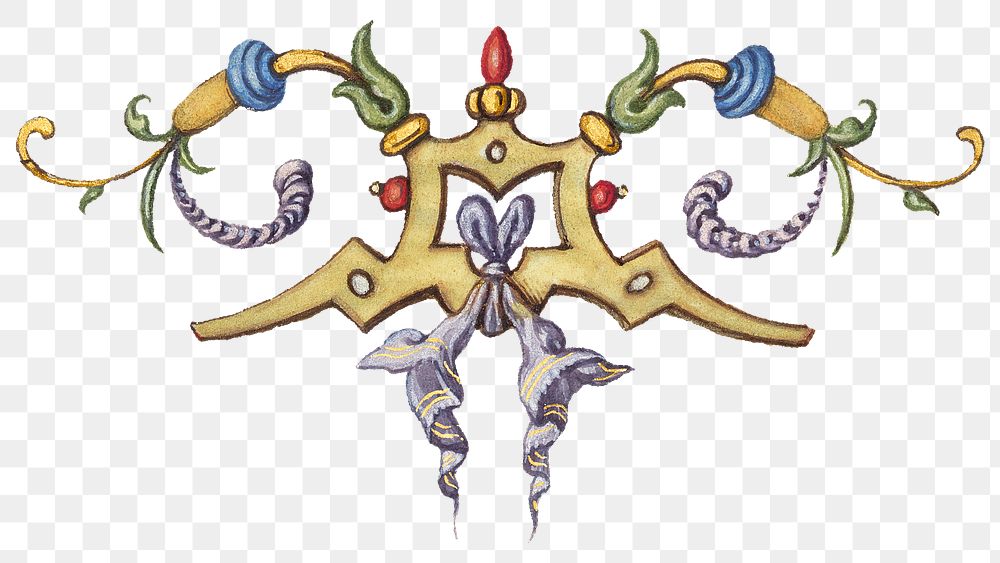 Victorian emblem ornamental png decorative | Free PNG Sticker - rawpixel