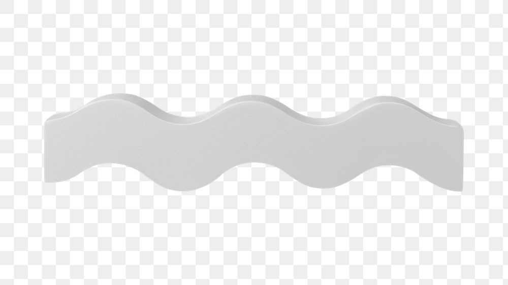 Gray wavy png, geometric shape | Premium PNG Sticker - rawpixel