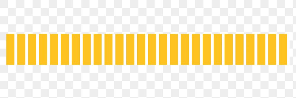 Brush stroke png yellow stripes | Free PNG Sticker - rawpixel
