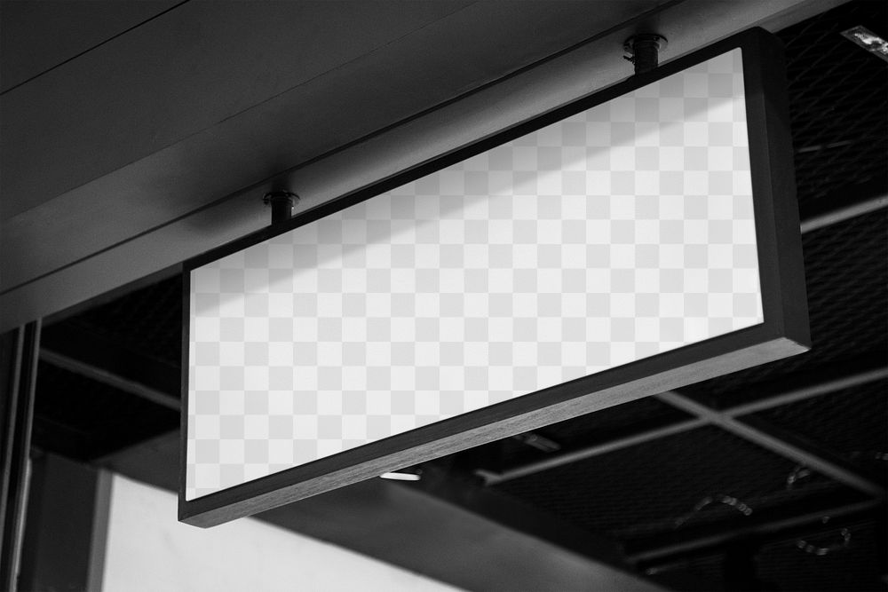 Hanging sign png mockup, transparent | Premium PNG - rawpixel