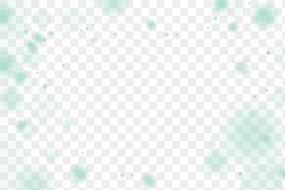 Green bokeh frame design element | Premium PNG - rawpixel