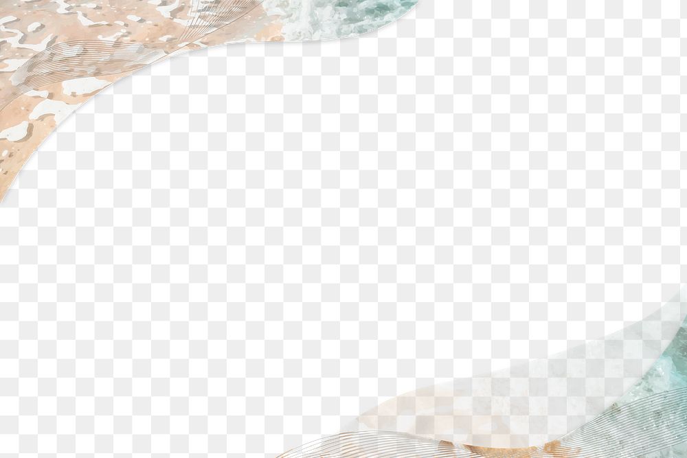 Earth tone textured curve frame | Premium PNG - rawpixel