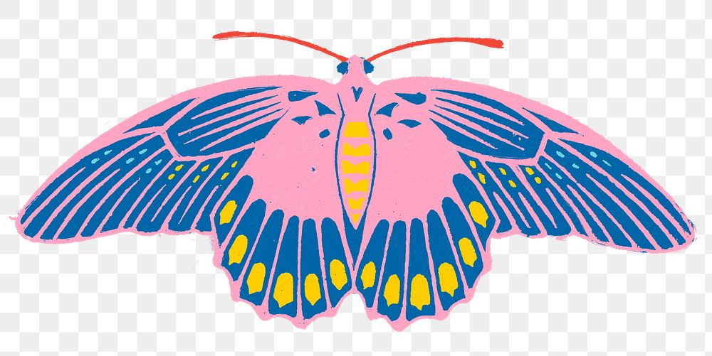 Colorful moth png sticker vintage | Premium PNG Sticker - rawpixel