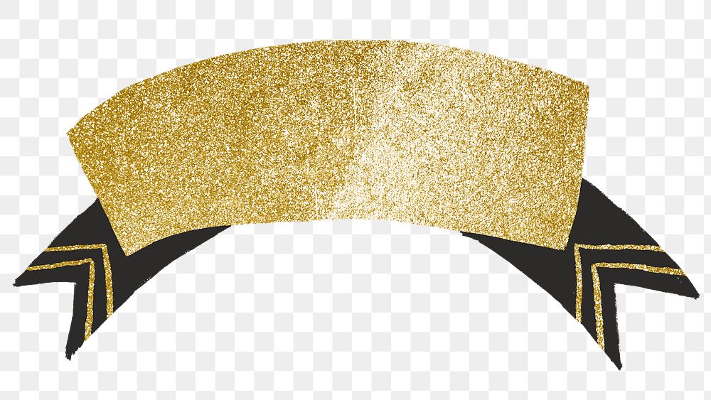 Gold banner PNG, luxury sticker | Premium PNG Sticker - rawpixel