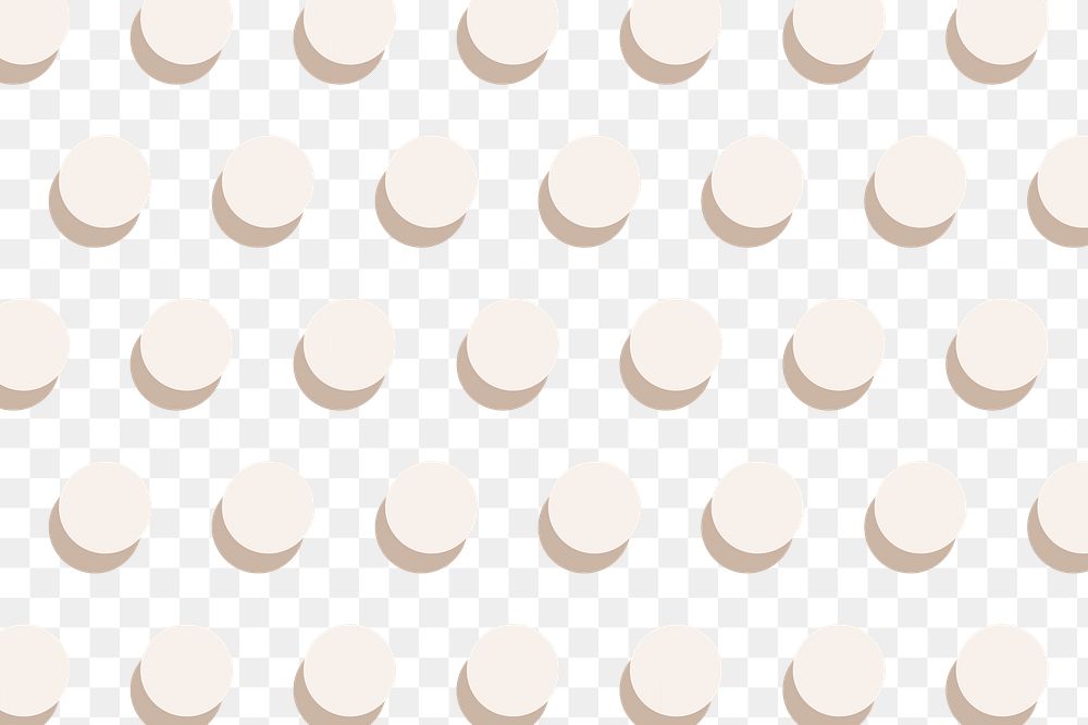Cream background png transparent, polka | Premium PNG - rawpixel